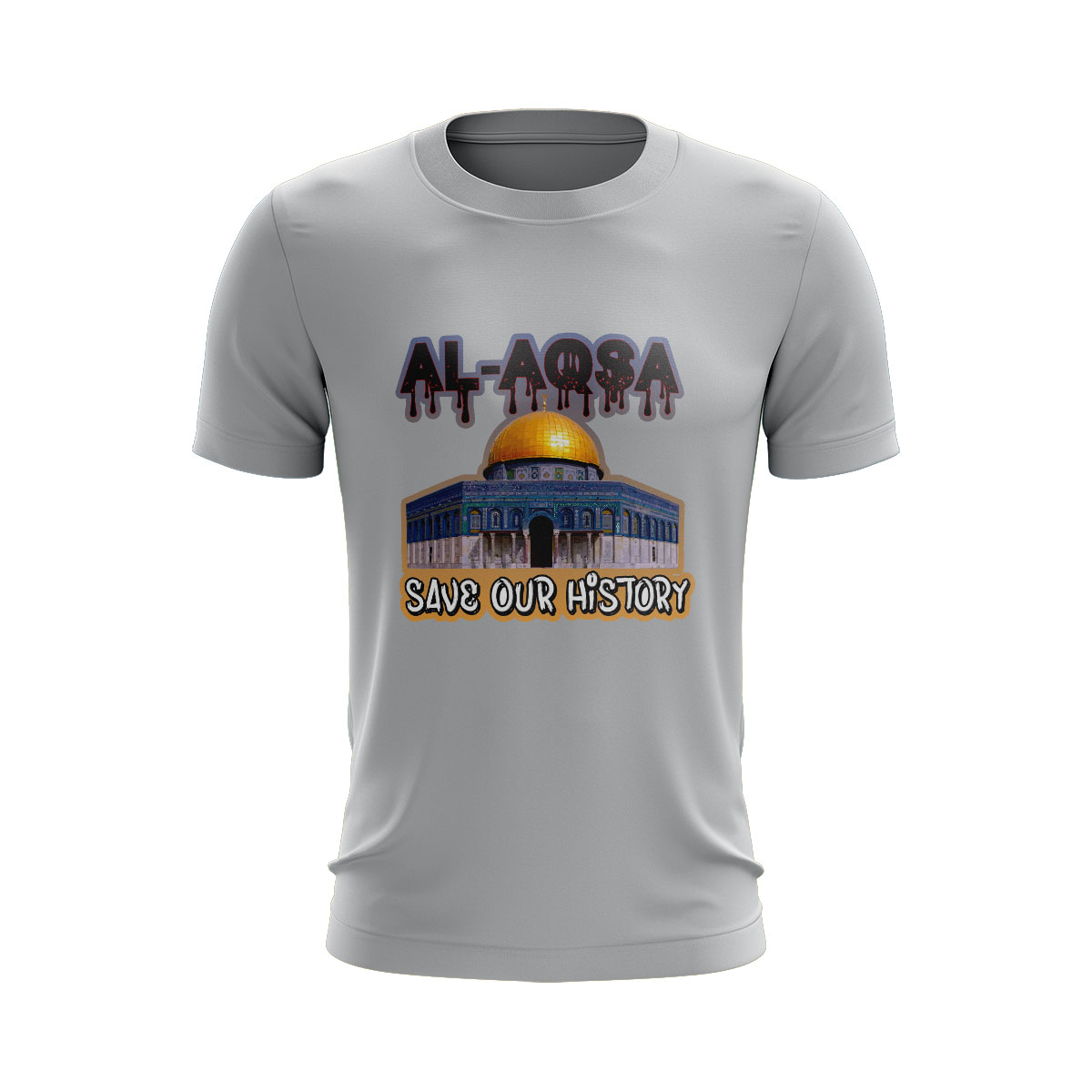 Graphic Islamic T Shirt | Al Aqsa الاقصی - Gymkhana Sports