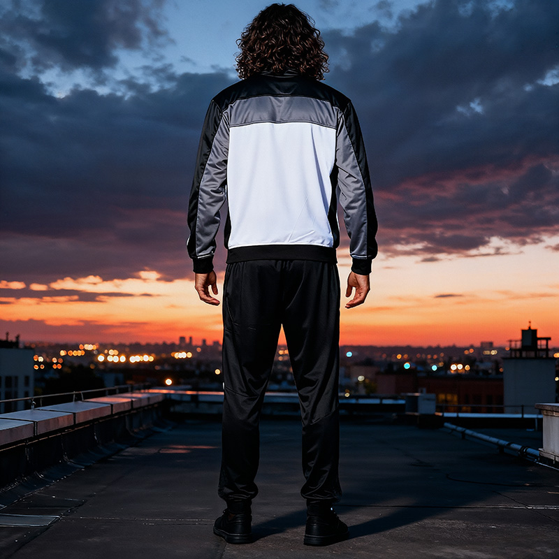 Black Track Pants Pakistan | Chroma Trinda Jogging Trousers